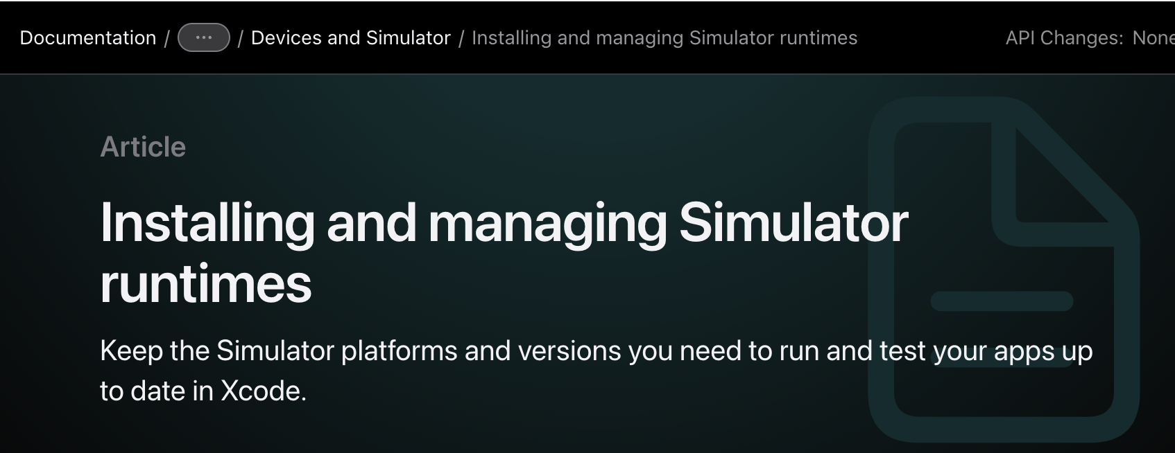 Xcode Simulator | Hsiao.me